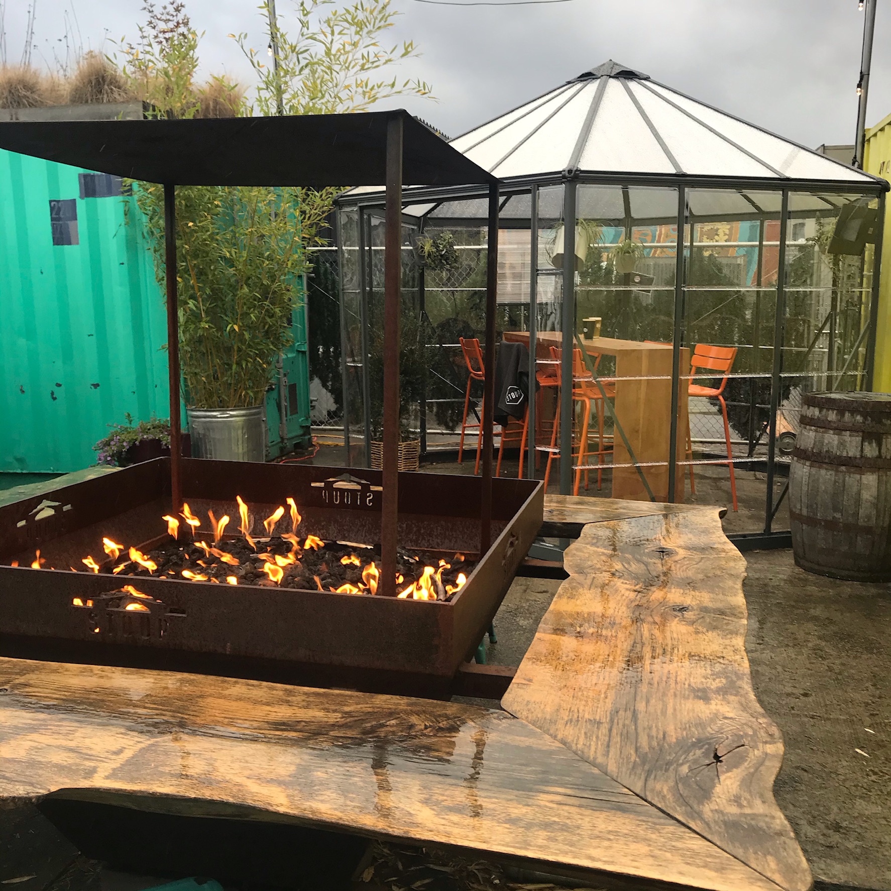 An O asis in A Concrete Jungle : Urban Beer Garden Ideas – Brewer Magazine